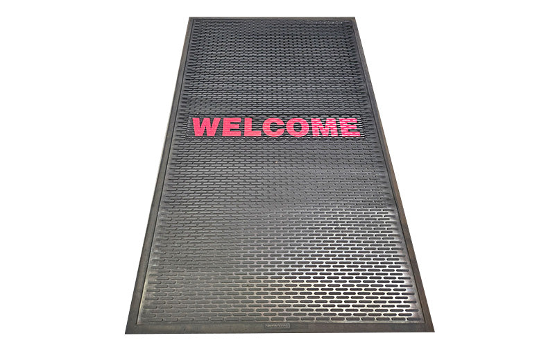 Rubber Scraper Welcome Mat | Clearance Mat | Entrance Mat | Rubber Mat ...